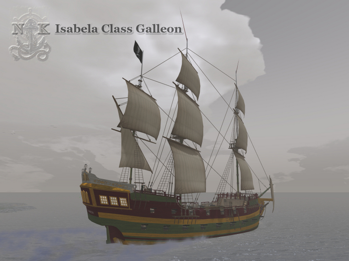 Second Life Marketplace - N+K Isabela Class Galleon